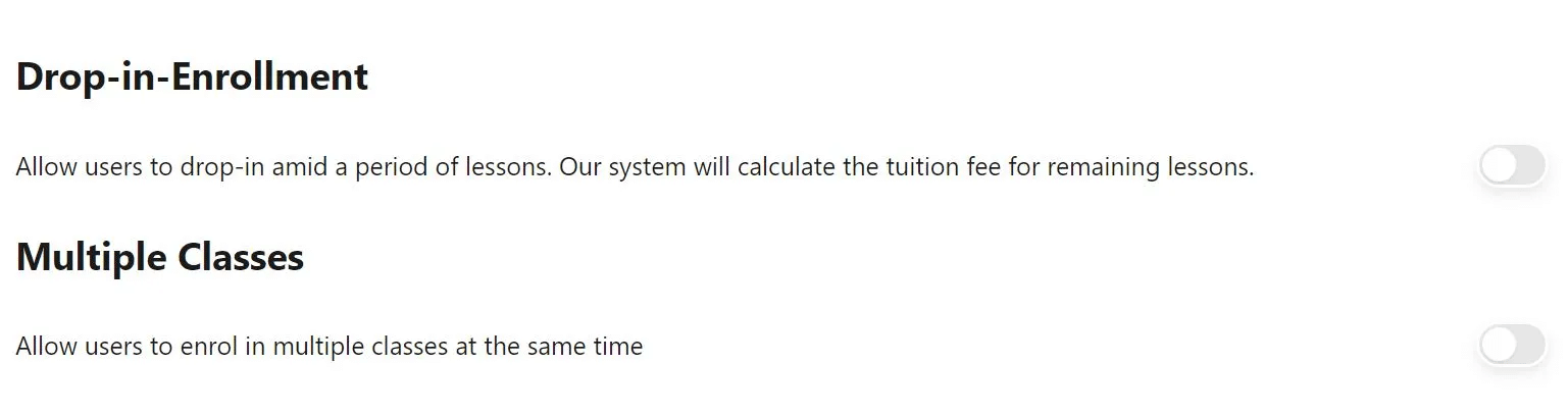 Set Up Regular Class - Flowclass